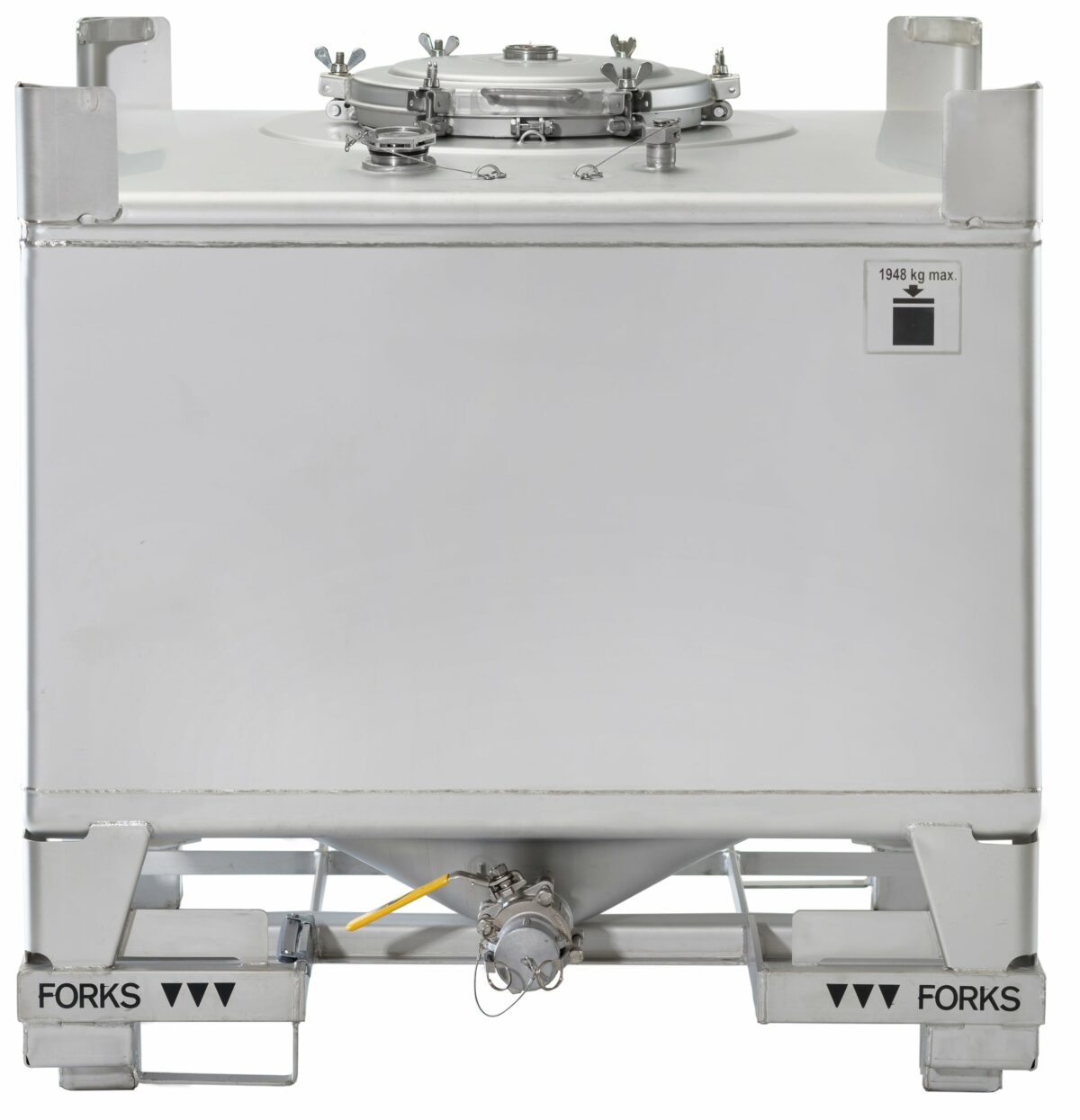 Cornerstone Tank: 237 Gallon Starker Jacketed Container - Silver State ...